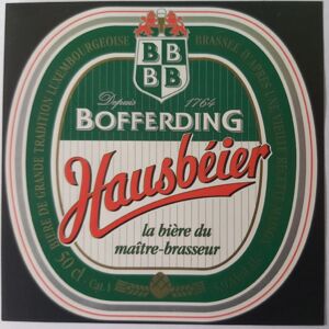 Etiqueta de Bebida: Bofferding Hausbeier (Brasserie Nationale ...