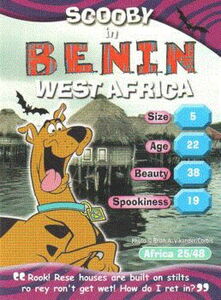 Game Card: Scooby in Benin West Africa (Scooby-Doo World of Mystery ...