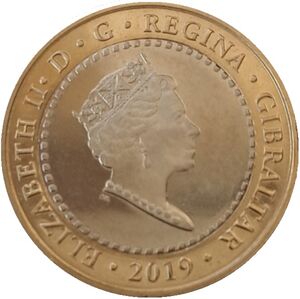 Coin: 2 Pounds (2019 NatWest International Island Games) (Gibraltar ...
