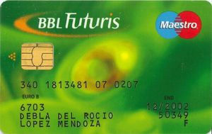 Bank Card: BBL Futuris (BBL (Bank Brussel Lambert), BelgiumCol:BE-MS-0002