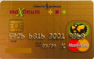 Bank Card: maXimum (Türkiye İş Bankası, Türkiye (Turkey)Col:TR-MC-0425