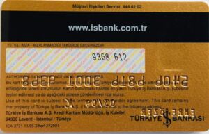 Bank Card: maXimum (Türkiye İş Bankası, Türkiye (Turkey)Col:TR-MC-0425