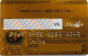 Bank Card: maXimum (Türkiye İş Bankası, Türkiye (Turkey)Col:TR-MC-0426
