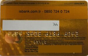 Bank Card: maXimum (Türkiye İş Bankası, Turkey) Col:TR-MC-0427