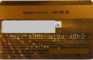 Bank Card: maXimum (Türkiye İş Bankası, Turkey) Col:TR-MC-0428