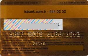 Bank Card: maXimum (Türkiye İş Bankası, Turkey) Col:TR-MC-0430