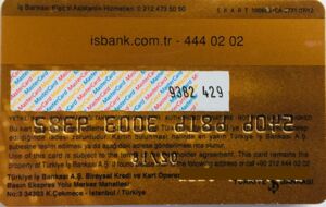 Bank Card: maXimum (Türkiye İş Bankası, Turkey) Col:TR-MC-0431