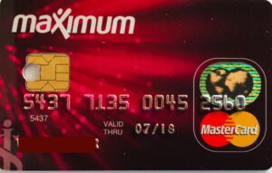 Bank Card: maXimum (Türkiye İş Bankası, Türkiye (Turkey)Col:TR-MC-0432