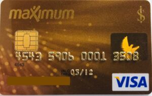 Bank Card: maXimum (Türkiye İş Bankası, Türkiye (Turkey)Col:TR-VI-0470
