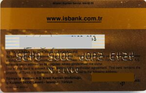 Bank Card: maXimum (Türkiye İş Bankası, Türkiye (Turkey)Col:TR-VI-0471