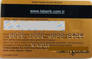 Bank Card: maXimum (Türkiye İş Bankası, Türkiye (Turkey)Col:TR-VI-0472
