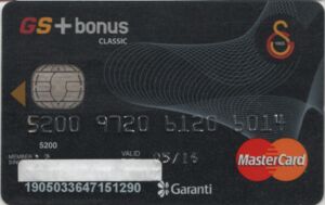 Bank Card: GS +Bonus - Classic (Garanti Bankası, Türkiye (Turkey)Col:TR ...