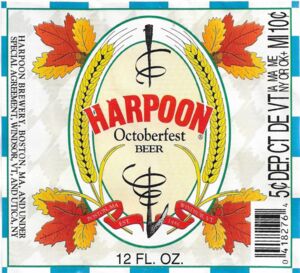 Drink Label: Harpoon Octoberfest (Harpoon Brewery, United States of ...