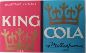 Etiqueta de bebida: King Cola (Mallasjuoma, FinlandiaCol:FI-SODA-000002