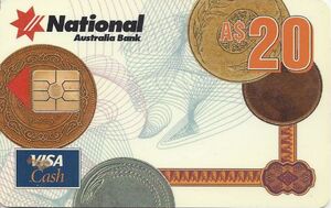 Bank Card: Visa Cash (National Australia Bank, Australia) Col:AU-VC-0010