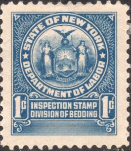 Stamp: Seal of New York (New York (NY): Revenue Stamps(Bedding ...
