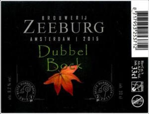 Drink Label: Zeeburg Dubbel Bock (Brouwerij Zeeburg, NetherlandsCol:NL ...