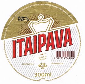 Drink Label: Itaipava (Cervejaria Petropolis, BrazilCol:BR-BEER-000604