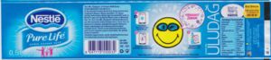 Drink Label: Nestle - Doğal Kaynak Suyu - Pure Life (Nestle Waters A.Ş ...