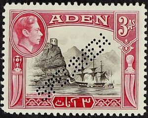 Stamp: Capture of Aden, 1839 (Capt. Rundle) (Aden(1939-48 King George ...