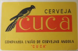 Drink Label: Cuca (Companhia União de Cervejas de Angola, AngolaCol:AO ...