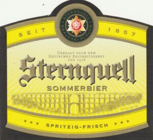 Drink Label: Sternquell Sommerbier (Sternquell Brauerei GmbH, Germany, Federal RepublicCol:DE ...