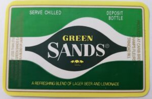 Etiqueta de bebida: Sands Green (Carib Brewery LTD., Trinidad y ...