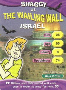 Game Card: Shaggy at The Wailing Wall Israel (Scooby-Doo World of ...