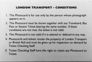 Functional Card: London Transport Photocard (Transport, United Kingdom ...