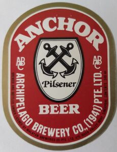 Drink Label: Anchor Beer (Asia Pacific Breweries Ltd., SingaporeCol:SG ...