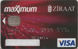 Bank Card: Maximum (T.C. Ziraat Bankasi, Türkiye (Turkey)Col:TR-VI-0418.01