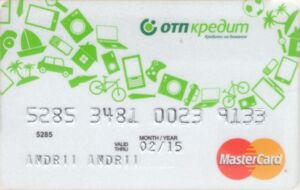 Bank Card: MasterCard Standard (Otp Bank, UkraineCol:UA-MC-0495.04