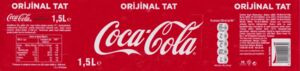 Drink Label: Coca Cola - Orijinal Tat (Coca Cola İçecek A.Ş., Türkiye ...