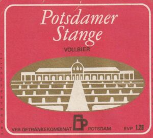 Drink Label: Potsdamer Stange (Brauerei Potsdam, Germany, Democratic ...