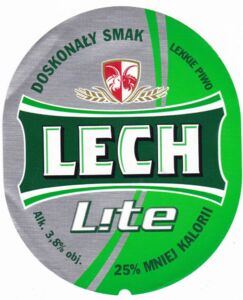 Drink Label: Lech Lite (Lech Browary Wielkopolski, PolandCol:PL-BEER-000253
