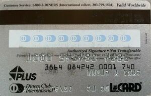 Tarjeta de Banco: Diners Club International Citicorp (Diners Club ...