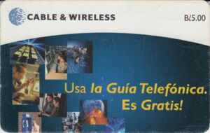 Tarjeta Telefónica: Guía Telefónica (Cable & Wireless, Panamá(Chip ...