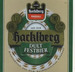Drink Label: Hacklberg Dult Festbier (Brauerei Hacklberg, Germany ...