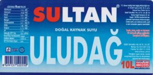 Drink Label: Doğal Kaynak Suyu - Natural Spring Water (Sedef Tic. Ltd ...
