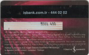 Bank Card: Maximum (Türkiye İş Bankası, Türkiye (Turkey)Col:TR-VI-0181.03