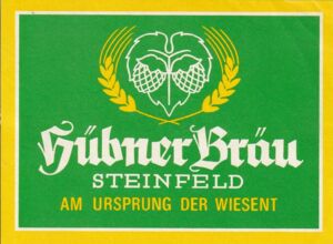 Drink Label: Hübner Bräu (Brauerei Hubner, Germany, Federal RepublicCol ...