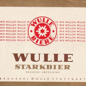 Drink Label: Wulle Starkbier (Brauerei Wulle, Germany, Federal ...