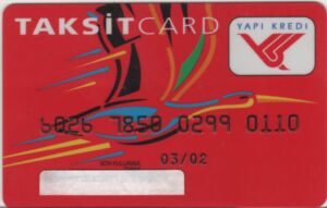 Bank Card: Taksit Card (Yapi Kredi Bankasi, Türkiye (Turkey)Col:TR-GM ...