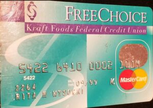 Bank Card: Free Choice (Credit Unión, United States of America) Col:US ...