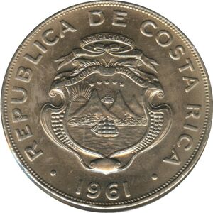 Moneda: 1 Colón (Costa Rica(1950~Today - Banco Central de Costa Rica ...