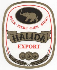 Drink Label: Halida export (South East Asia Brewery, VietnamCol:VN-BEER ...