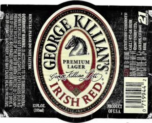 Drink Label: George Killian's Irish Red (UNIBEV LTD., United States of ...