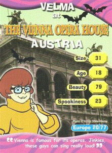 Game Card: Velma at The Vienna Opera House Austria (Scooby-Doo World of ...