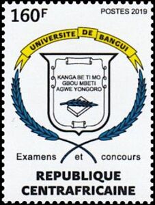 Sello: University of Bangui (República CentroafricanaCol:CF 2019-L01