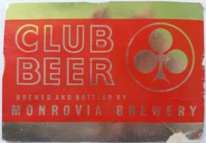 Drink Label: Club Beer (Monrovia Breweries, LiberiaCol:LR-BEER-000005